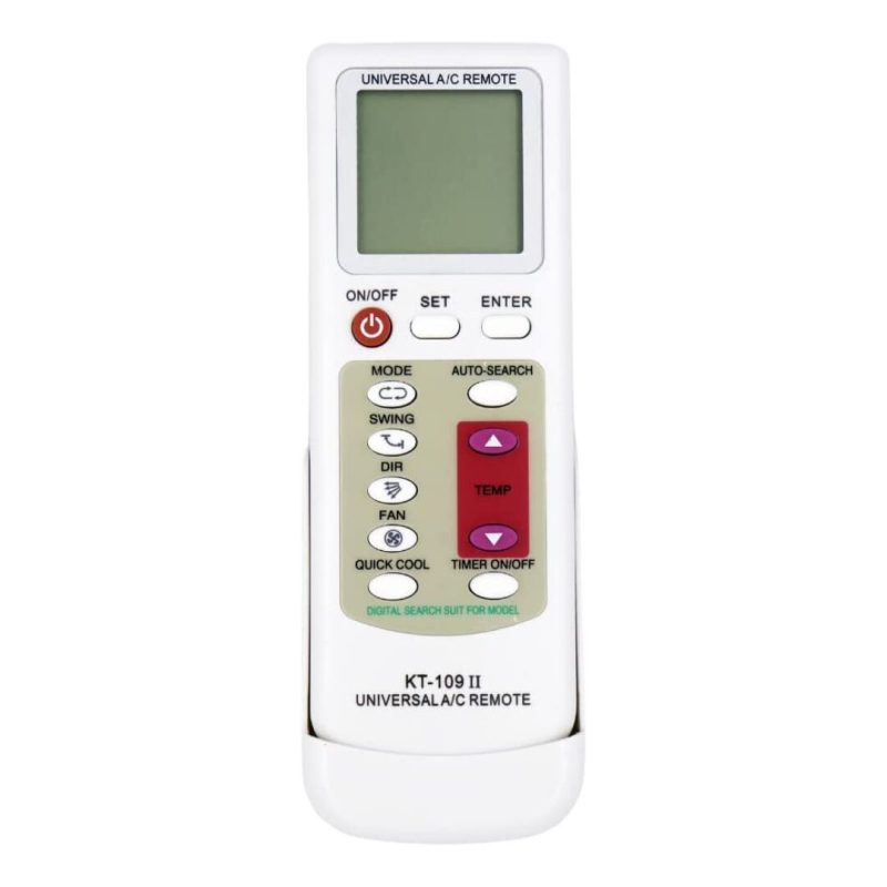 Universal Air Conditioner Remote KT-109 II Easy Setup and Connection With Only Brand Code - HVAC ...