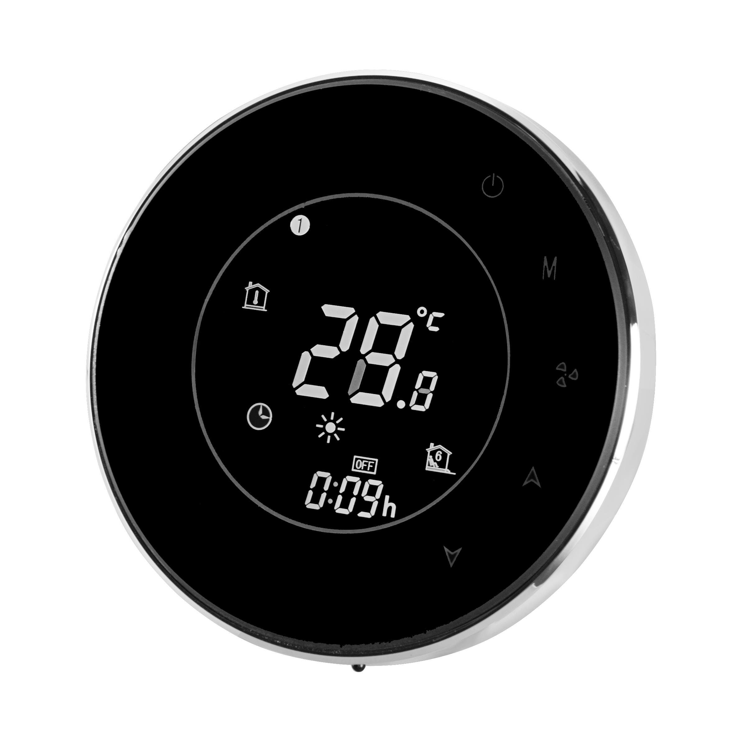 Klima Smart Thermostat KL6200B - Round Shape - Smart Wi-Fi Thermostat ...