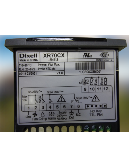 Dixell XR70CX Refrigeration Controller - HVAC, Air Conditioning Spare Parts Suppliers ...