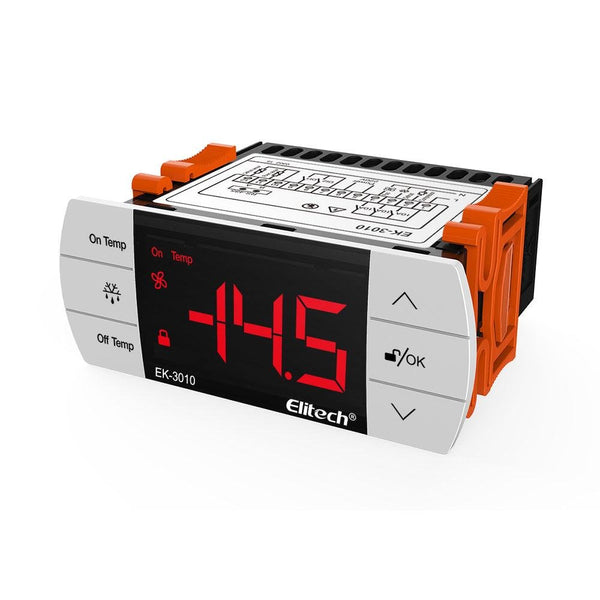 Elitech EK-3010 Digital Temperature Controller Temp Control Panel ...
