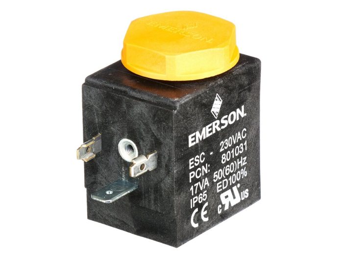 Emerson Solenoid Coil ESC-230VAC / 50 Hz - HVAC, Air Conditioning Spare ...