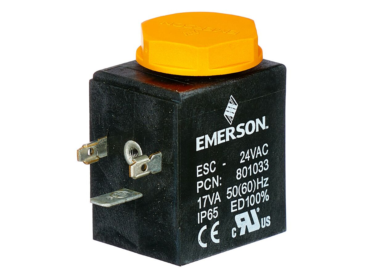 Emerson Solenoid Coil ESC-24VAC / 50 Hz - HVAC, Air Conditioning Spare ...